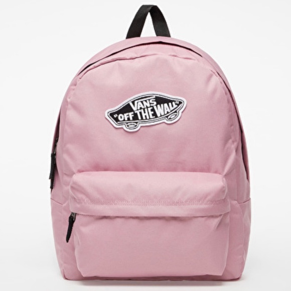 Vans | Bags | School Salevans Realm Backpack Pink Womens Laptop Logo ...